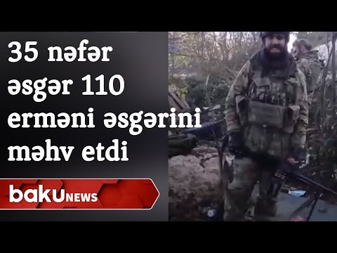 Şuşa döyüşündə 35 nəfər əsgər 110 erməni əsgərini məhv etdi - Baku TV