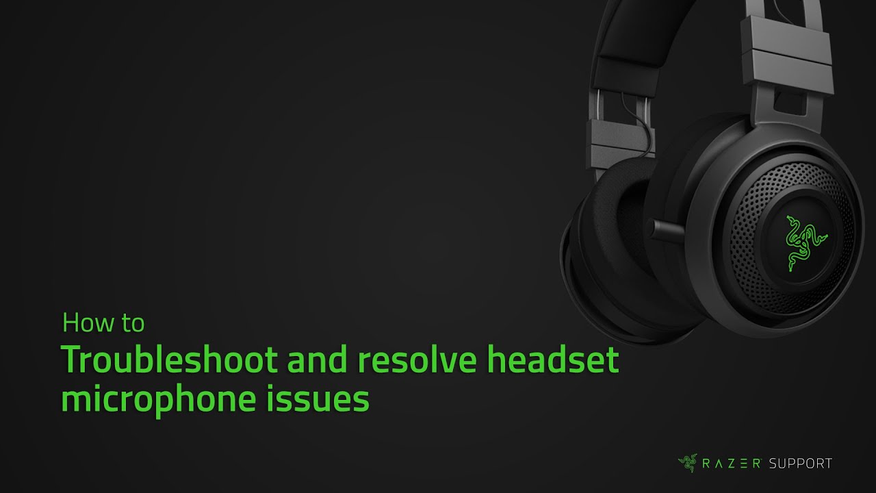 How to troubleshoot and resolve headset microphone issues - YouTube