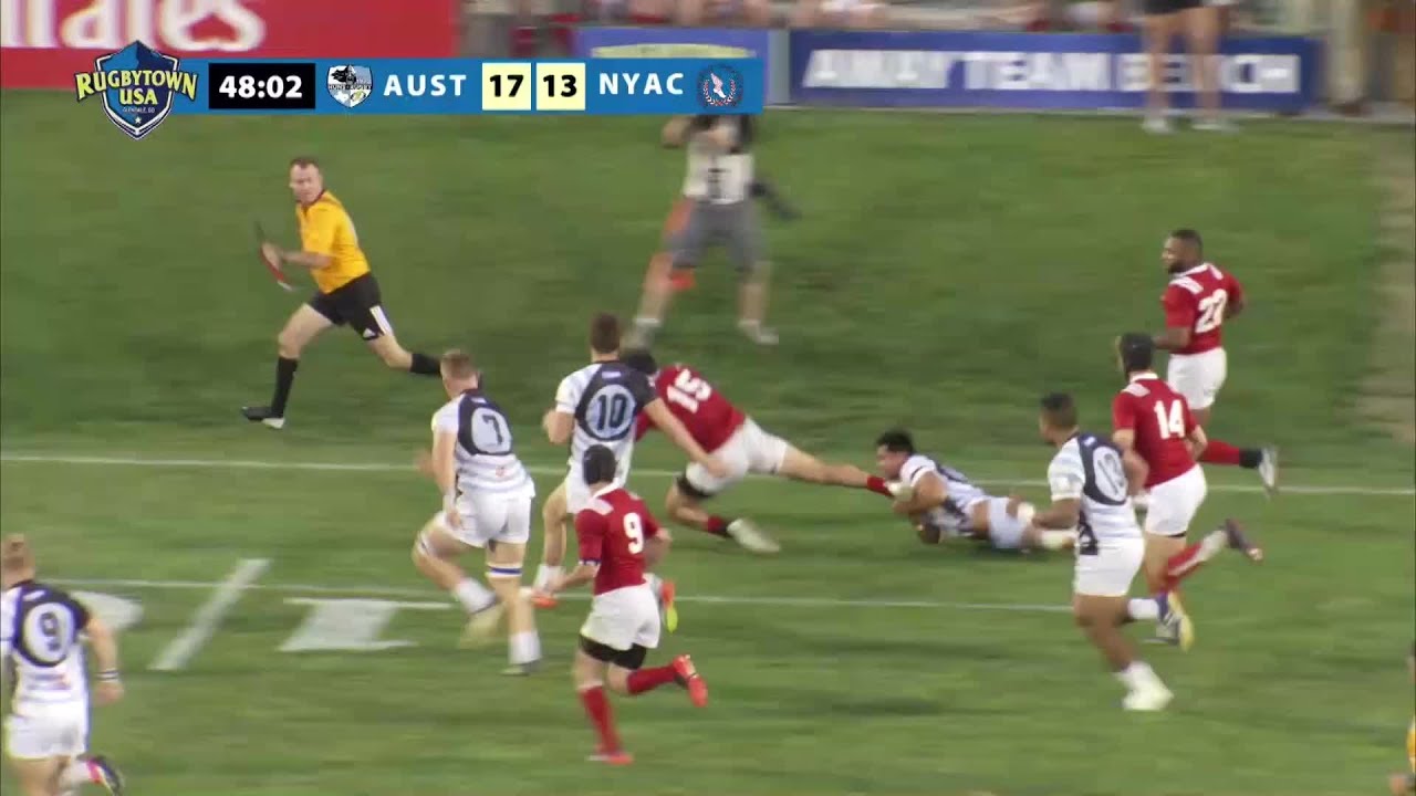 Ankle Tap Tackle: AUSTIN Huns (Sani Taylor) vs NY AC D1 National Final ...