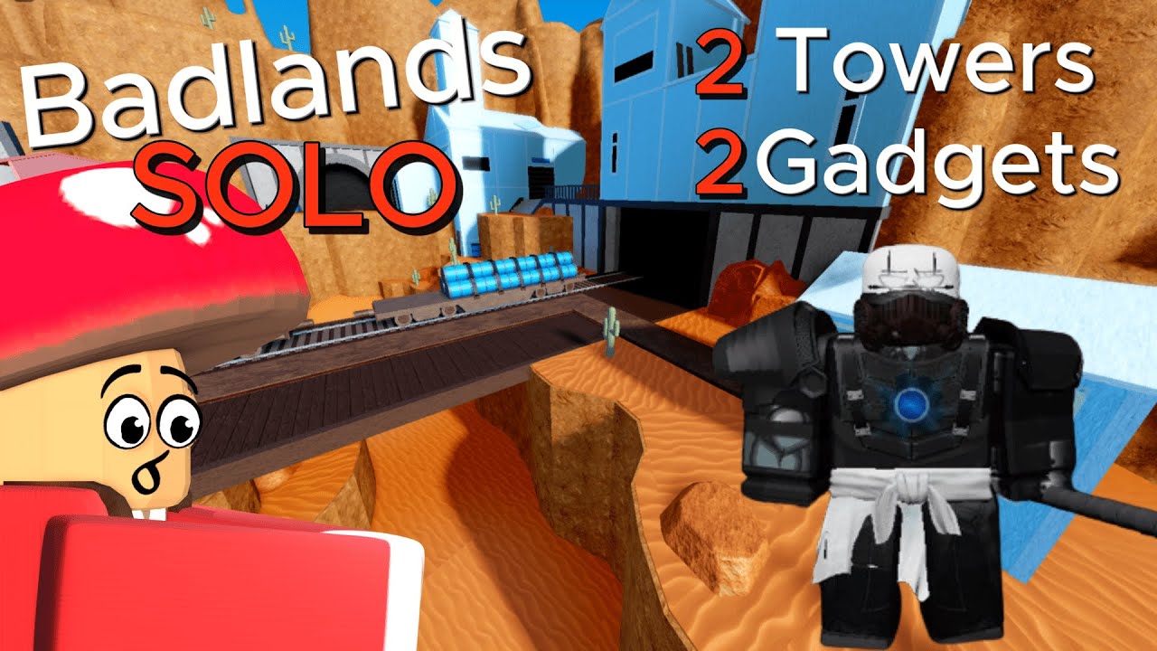 Solo Badlands 2 Towers 2 Gadgets | SCP Tower Defense - YouTube