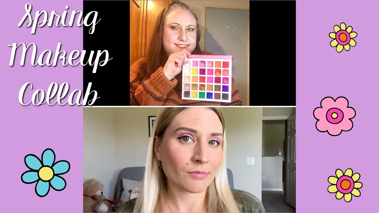 Spring Look Makeup Collab w/ Little Miss Budget 🌸 - YouTube
