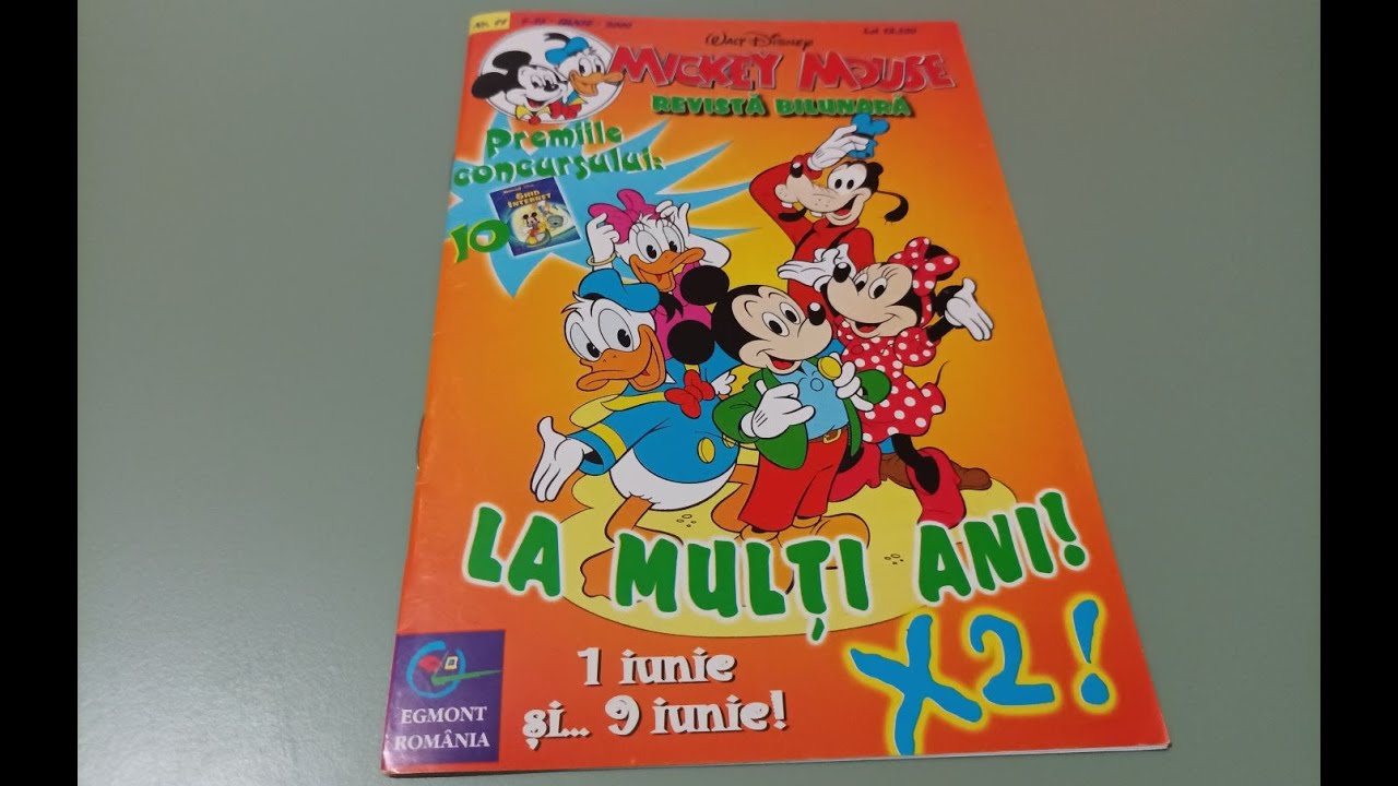 [34] Mickey Mouse #11 din 2000 de la Egmont Romania - YouTube