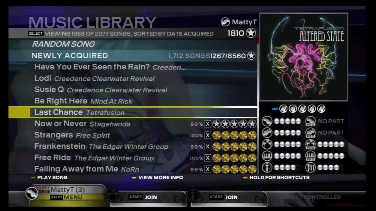 RB3 (RBN2.0): Last Chance by Tetrafusion. X Bass SR 5stars, 98% ...