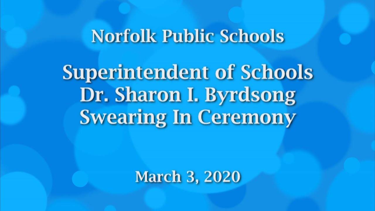 Swearing In Ceremony for Dr. Sharon I. Byrdsong (3-3-20) - YouTube