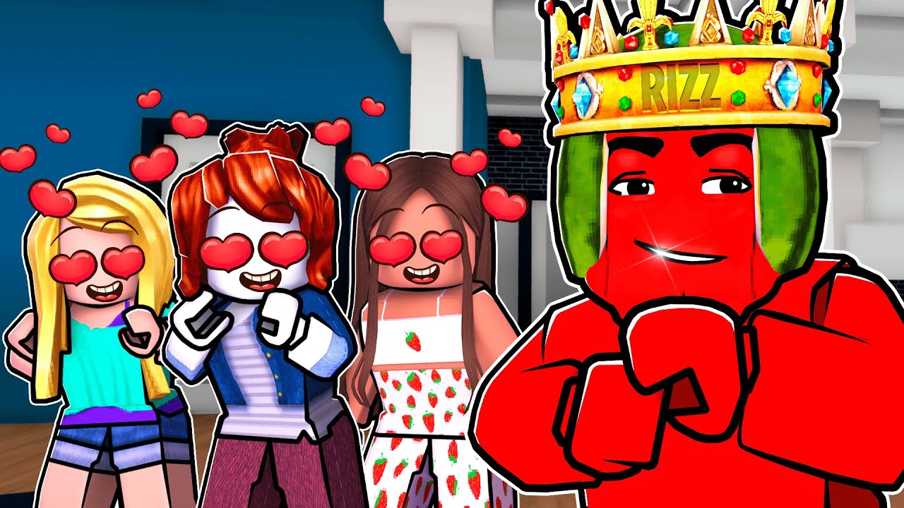 Becoming the RIZZ KING In Roblox - YouTube