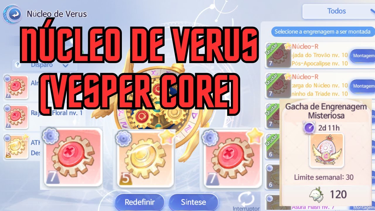 Guia Geral - Núcleo Verus (Vesper Core - Ragnarok Origin) - YouTube
