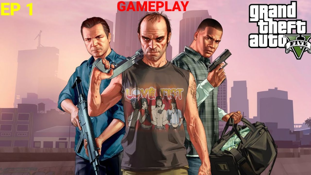 FRANKLIN AND LAMAR MISSION COMPLETE IN GTA 5 | GRAND THEFT AUTO 5 EP 1 ...