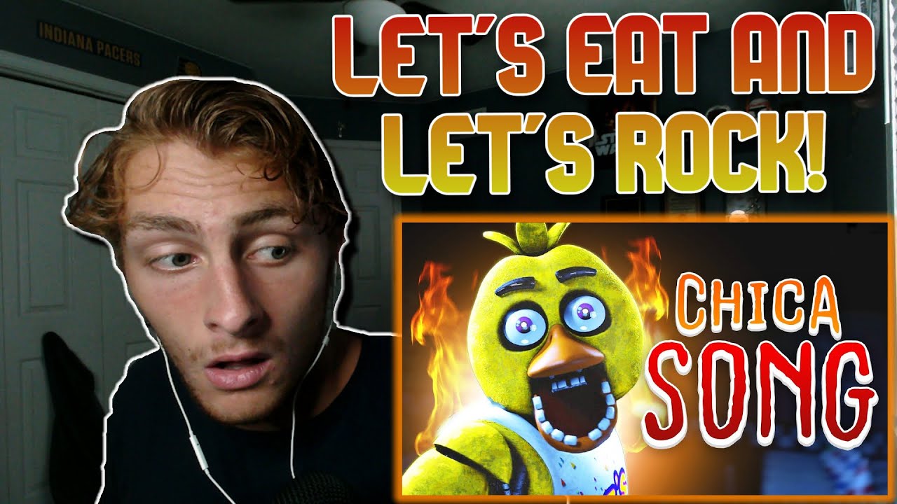 HUNGRY! FNAF CHICA SONG "Last Night of Your Life" | REACTION - YouTube
