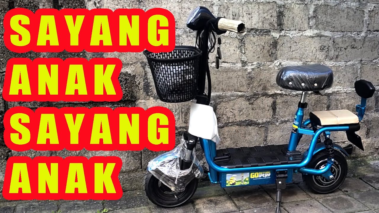 EXOTIC MINI SCOOTER Sepeda Listrik Anak Anak - YouTube