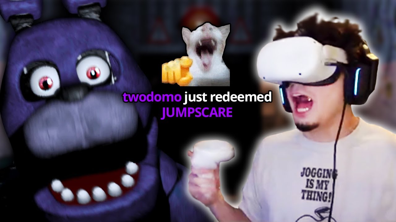 FNAF VR but my twitch chat can JUMPSCARE ME.. - YouTube