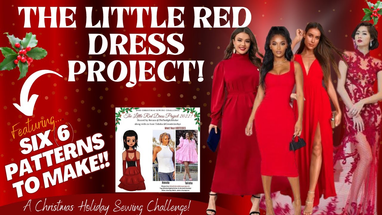 The Little Red Dress Project! FEATURING...SIX (6) PATTERNS TO SEW ...