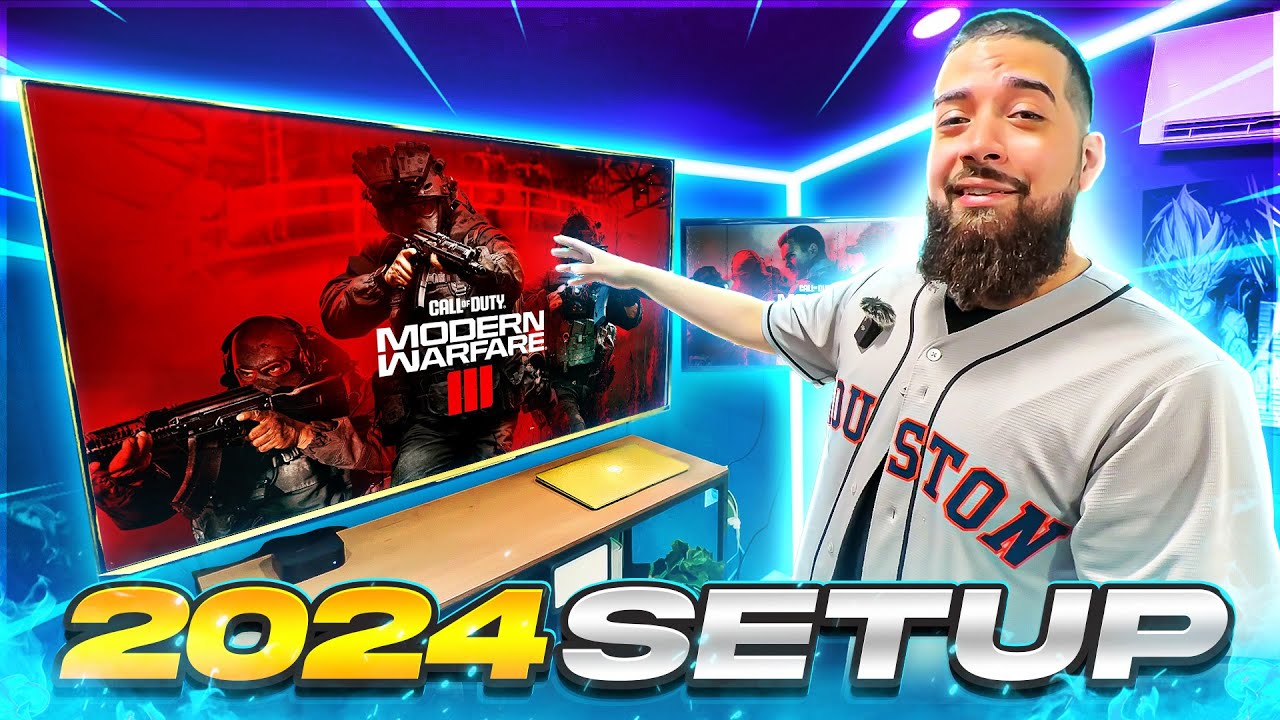My 2024 Gaming Setup Tour! (SHED EDITION) - YouTube