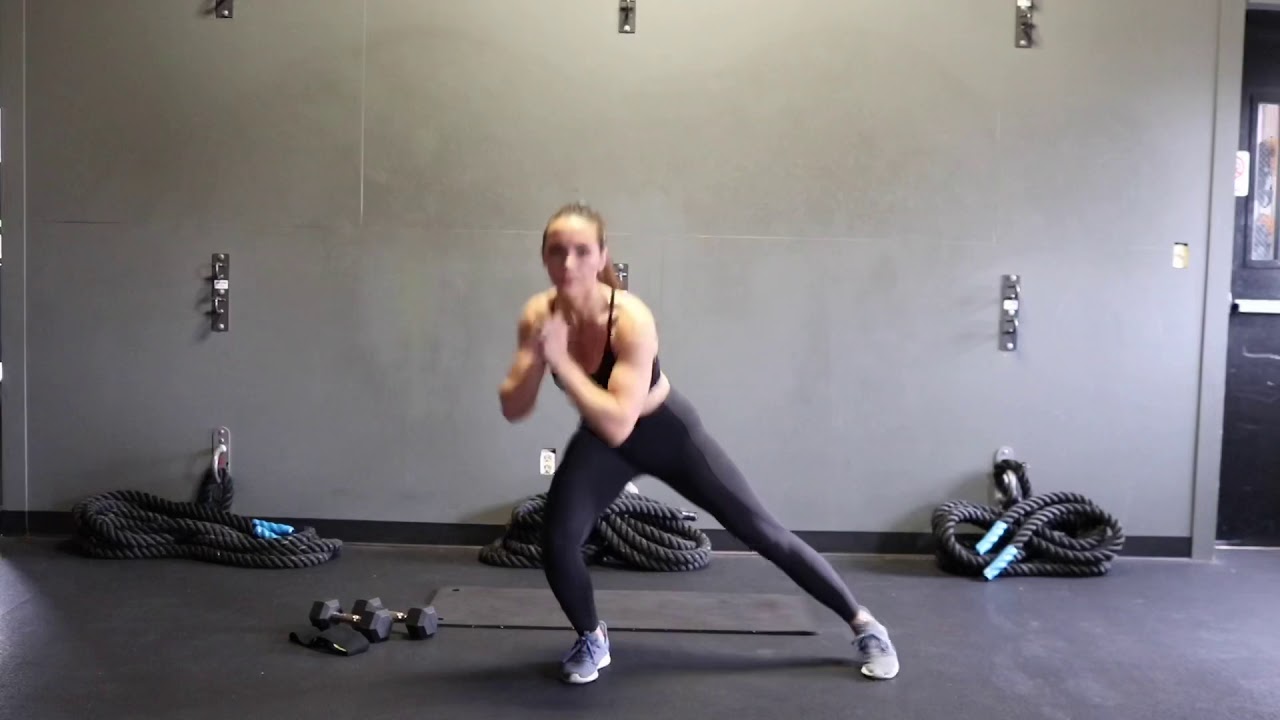 Low Squat Side Taps - YouTube