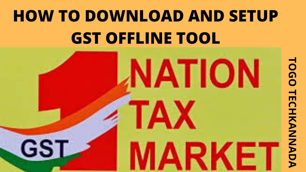 GST Offline Tool Download and Setup in Kannada - YouTube