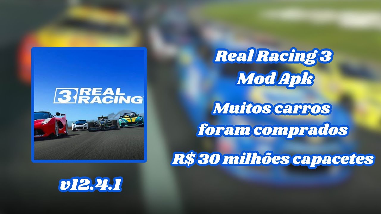 Real Racing 3 v12 4 1 Mod Apk; Dinheiro Infinito ; 30 milhões de ...