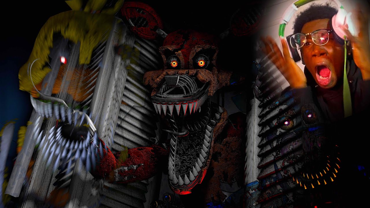 THERE IS NO STOPPING THESE ANIMATRONICS IN FNAF 4... - YouTube