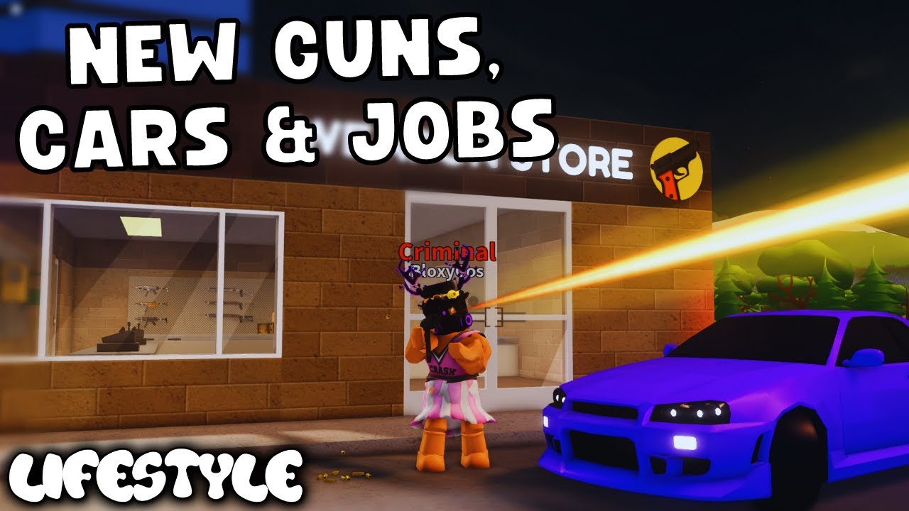 NEW CARS, GUNS AND JOB.. (Roblox Lifestyle:RP) - YouTube
