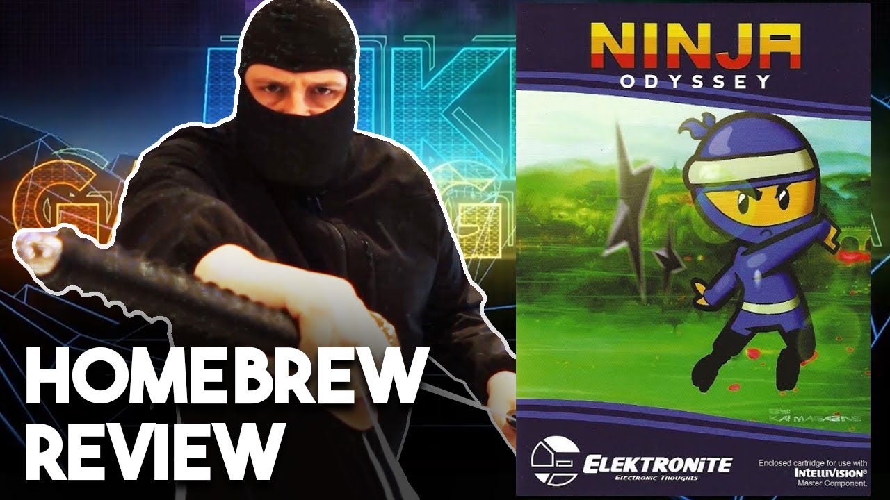 Ninja Odyssey for Intellivision - MGG Homebrew Game Review - YouTube