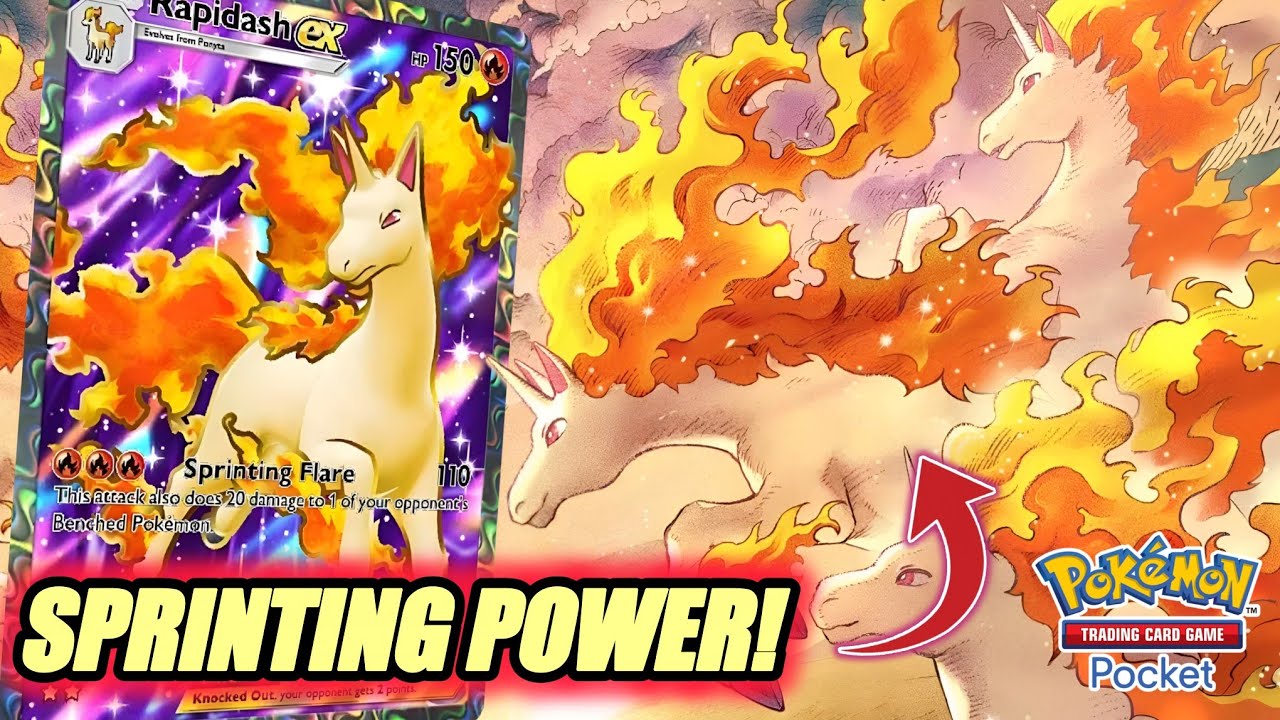 "NEW" RAPIDASH EX Deck [Pokémon TCG Pocket] - YouTube