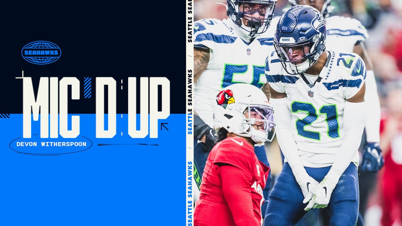 Seahawks Mic'd Up: Devon Witherspoon - Week 18 | 2023 Seattle Seahawks ...