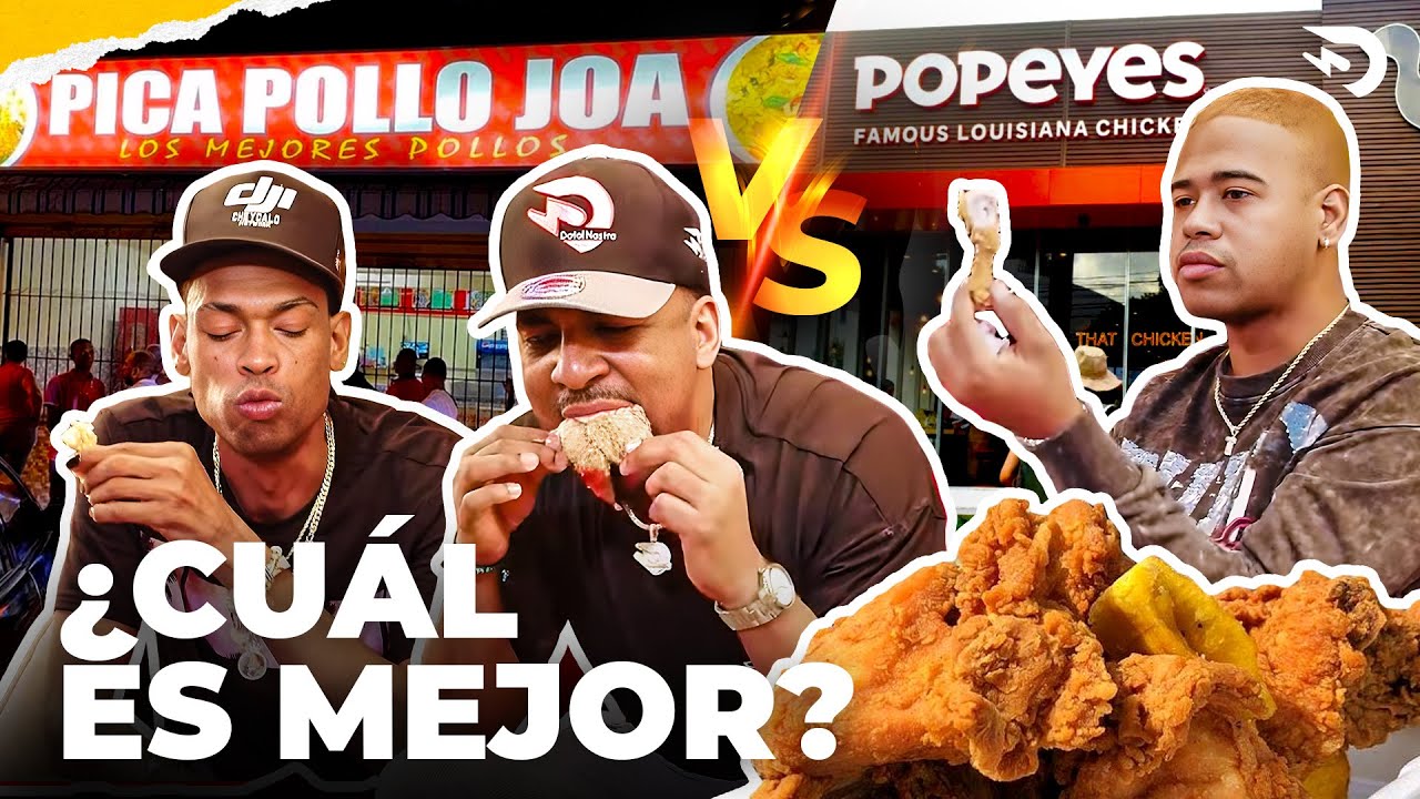 POPEYES VS. PICA POLLO JOA 😂 EL DOTOL, TONTON Y NAPO 👀 - YouTube
