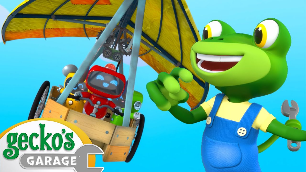 Gecko's Flying Machine! | Gecko's Garage | Trucks For Children ...