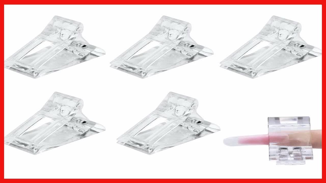 5Pcs Nail Tip Clips, Polygel Nail Forms Nail Extension Gel Quick ...
