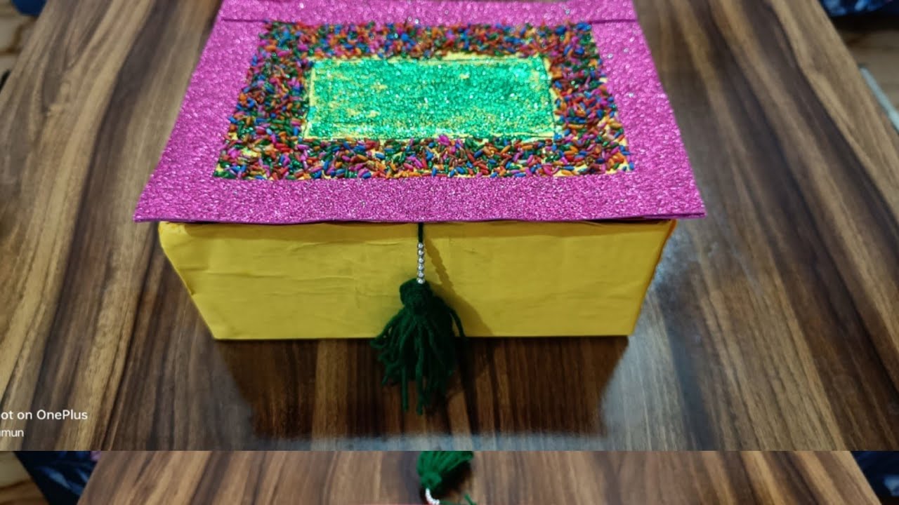 Bangle box making with Cardboard//Cardboard reuse Crafts ideas 💡 ...
