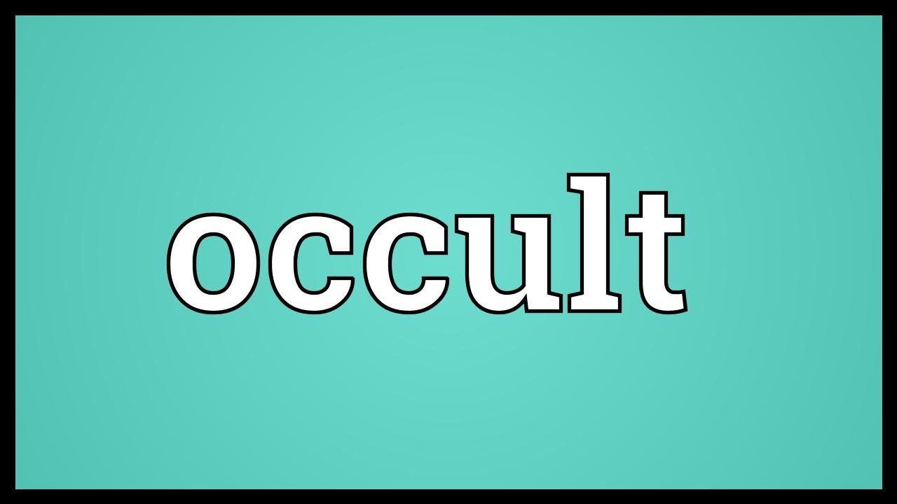 Occult Meaning YouTube occult-meaning-youtube