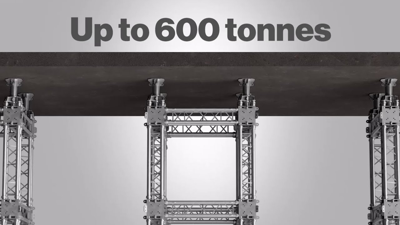 The world's lightest heavy-duty propping system - YouTube