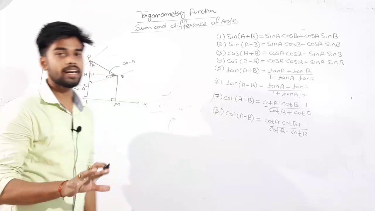 Trigonometry function class-11th(sum & differences of angles) part-9 ...