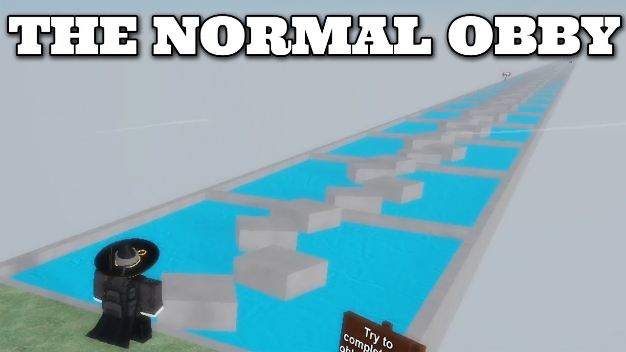 The Normal Roblox Obby... - YouTube