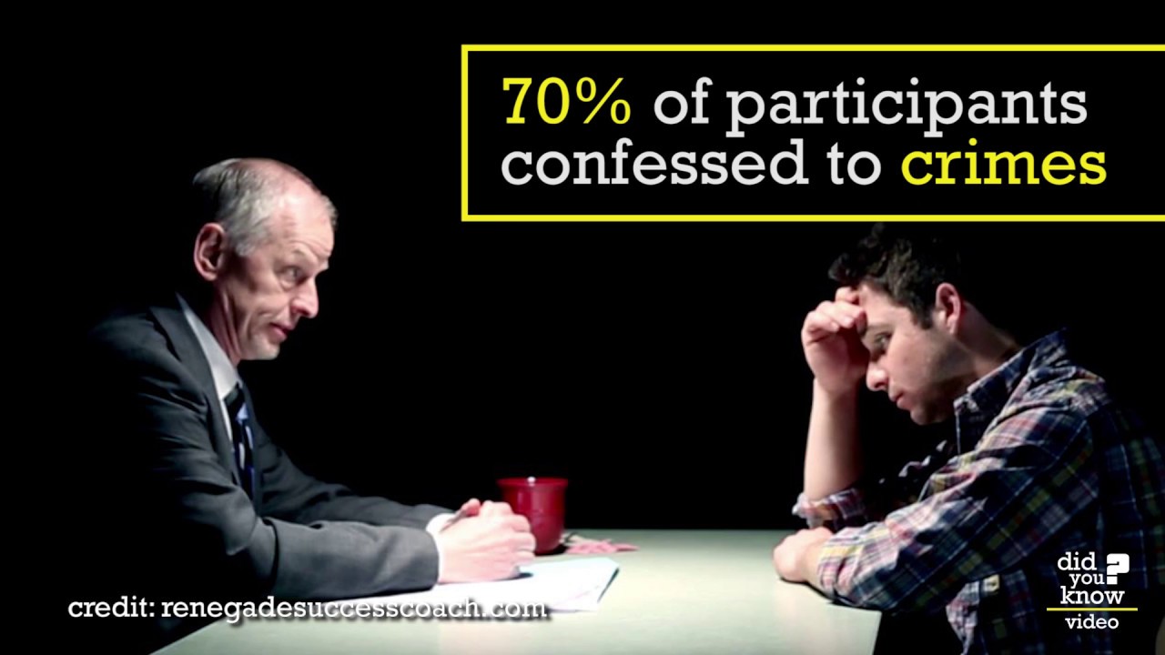 People Can Be CONVINCED They COMMITTED CRIMES They Didn't Commit - Did ...