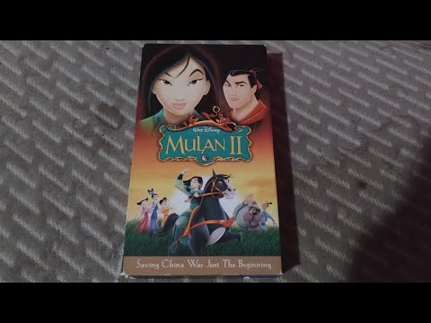 Opening To Mulan II 2005 VHS (2004 Printing). - YouTube