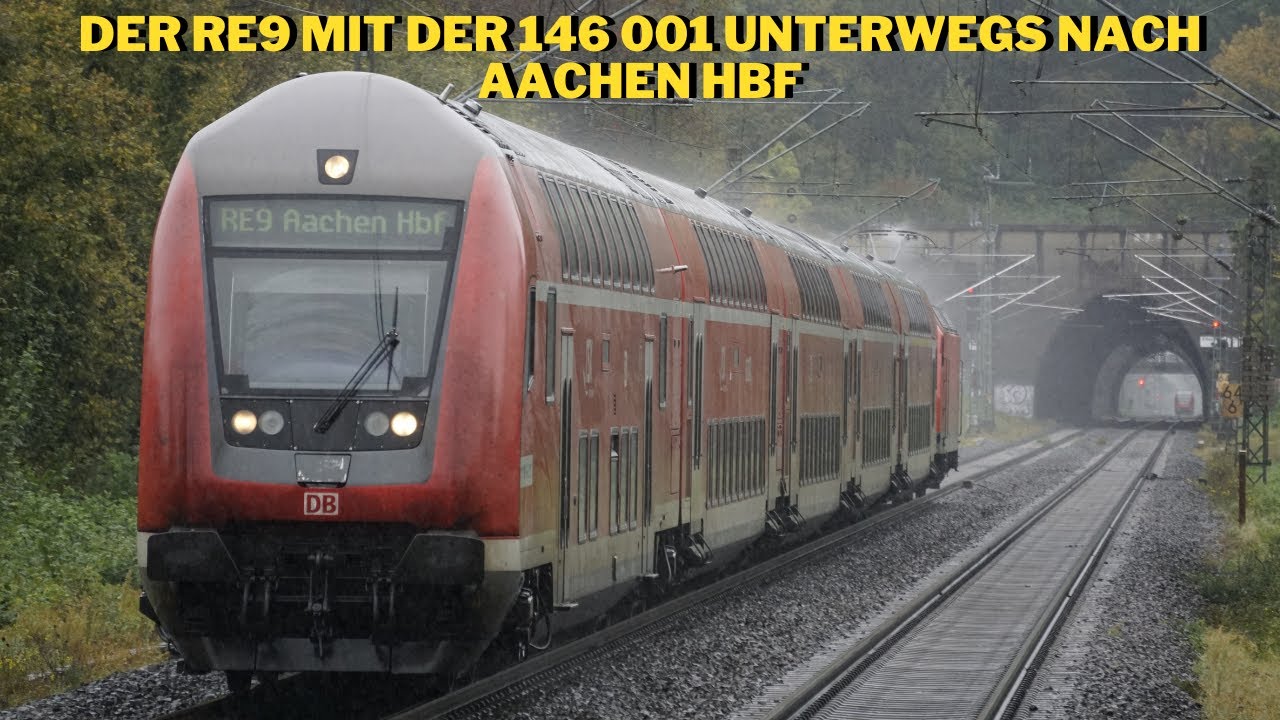 Der RE9 mit der 146 001 unterwegs nach Aachen Hbf - YouTube