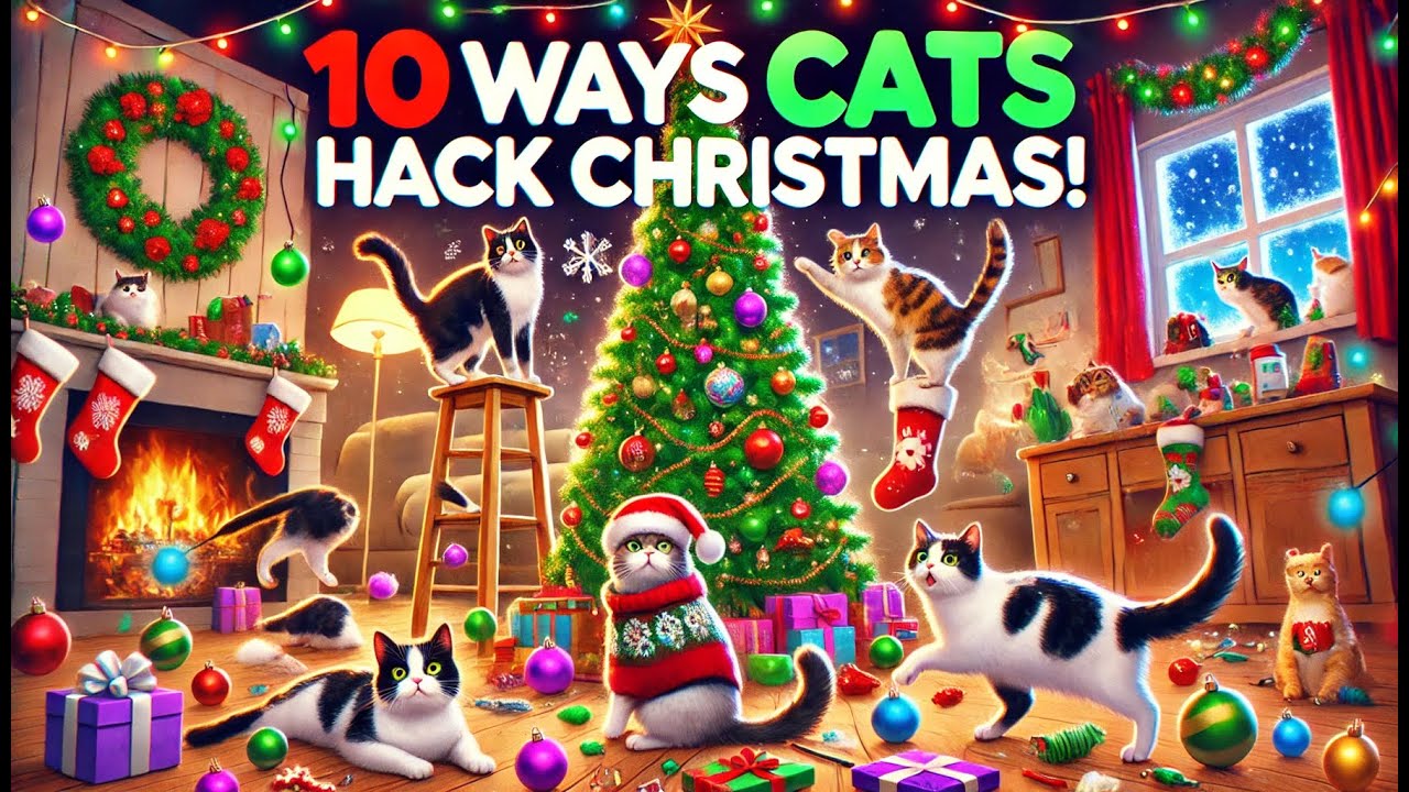 10 Ways Cats HACK Christmas! 🎄😺 - YouTube
