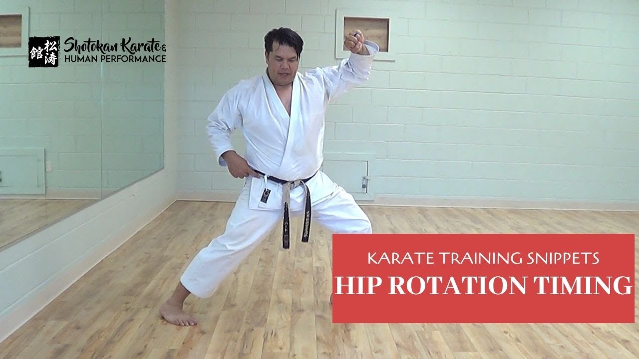 Karate Training Snippets | Hip Rotation Timing - YouTube