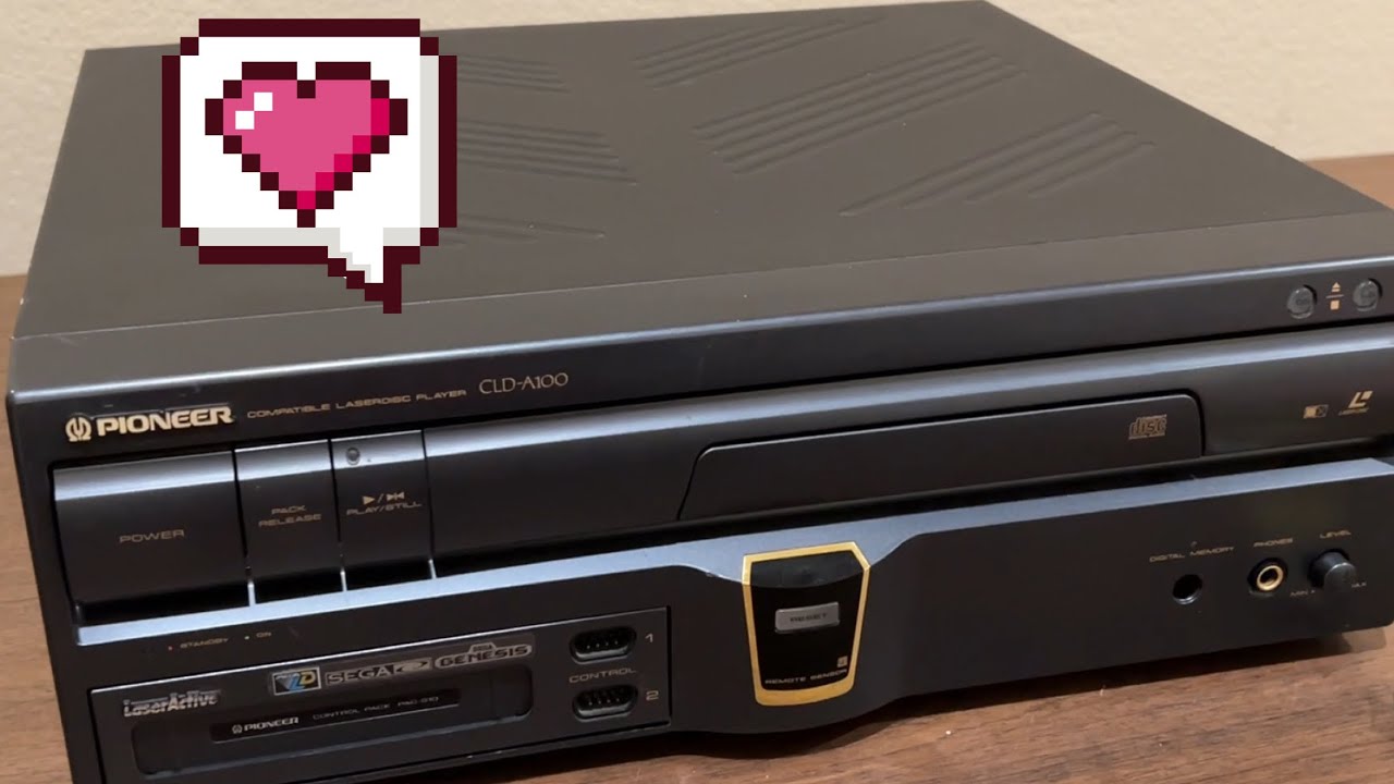 Playing my repaired LaserActive! - YouTube