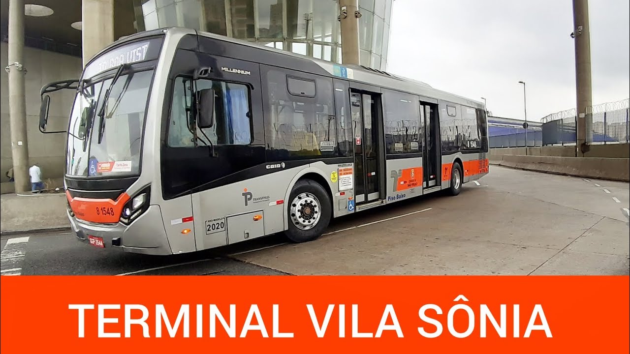 Terminal Vila Sônia Movimentação de Ônibus em São Paulo - YouTube