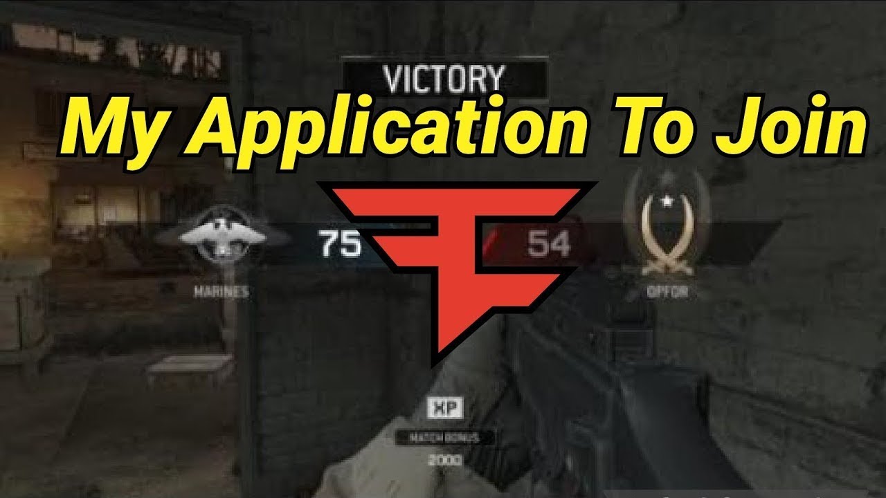 My Second Application To Join Faze Clan - YouTube