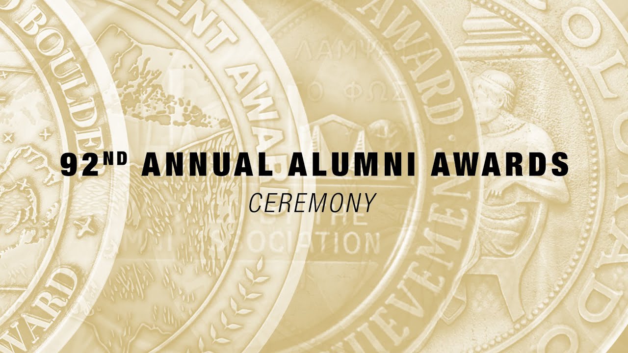 2021 CU Boulder Alumni Awards - YouTube