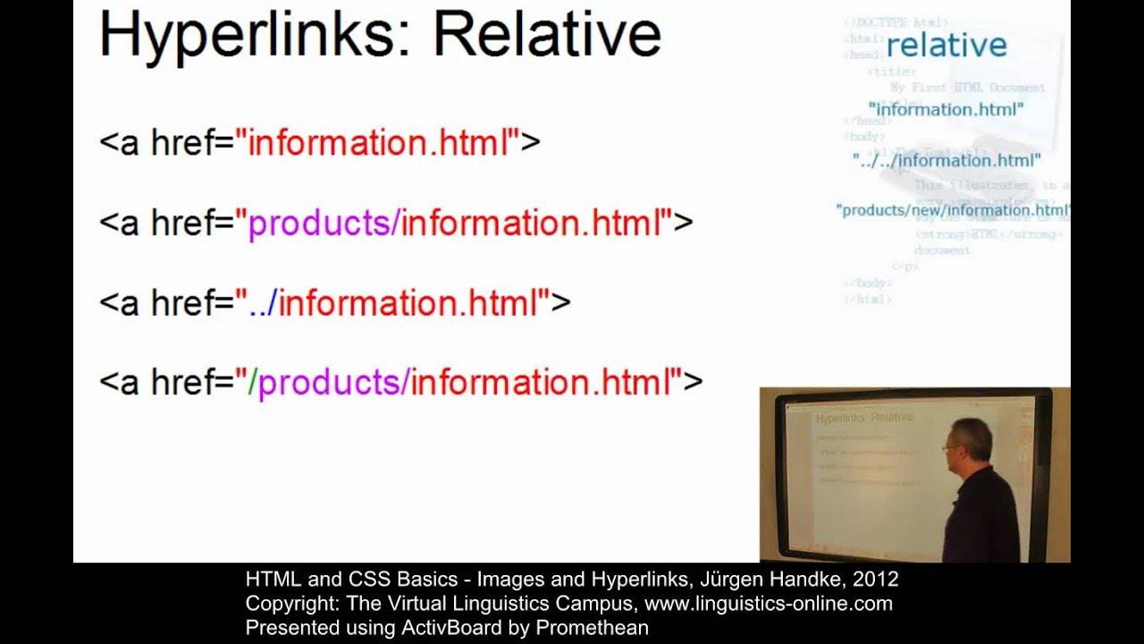 HTML and CSS Basics - Images and Hyperlinks - YouTube