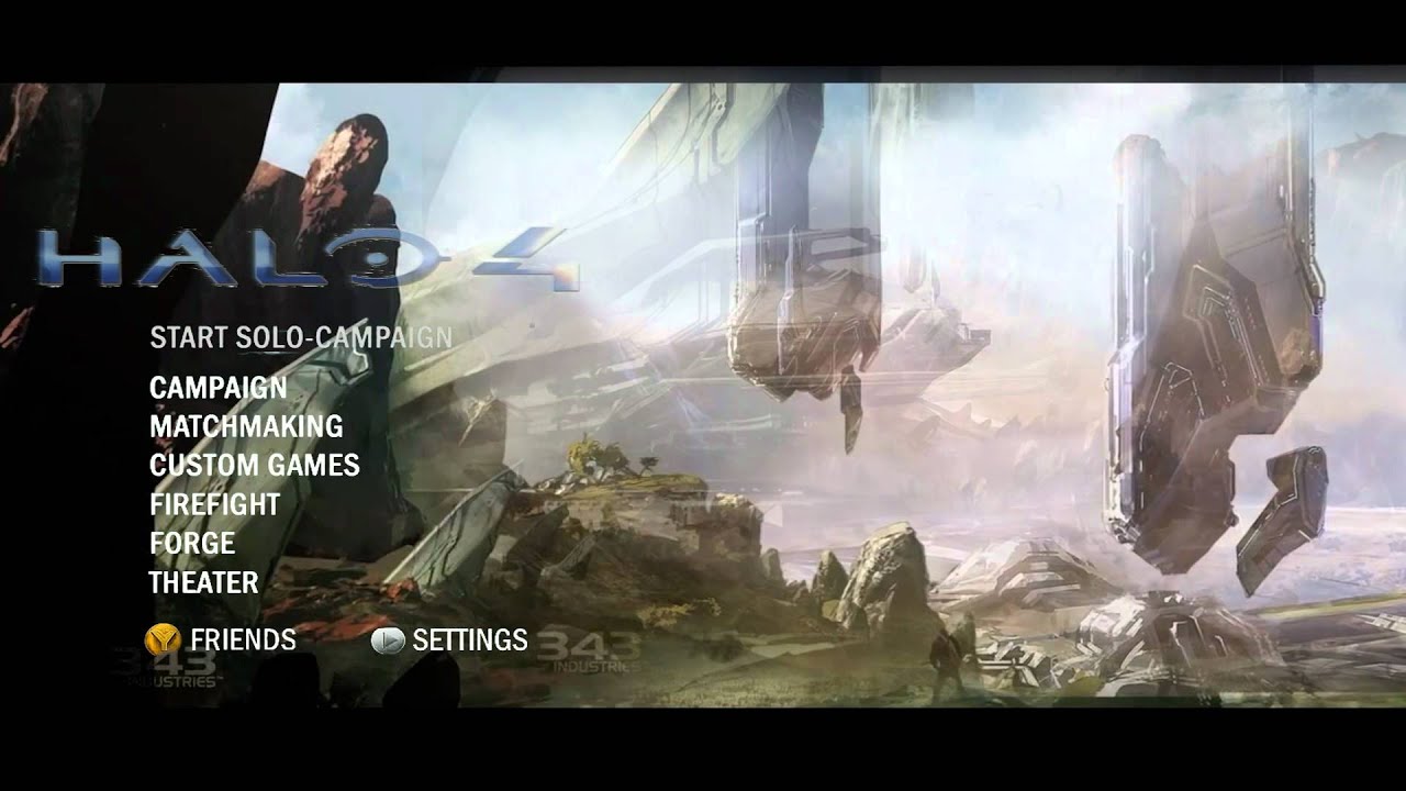 Halo 4 Main Menu - Forerunner Ruins - YouTube