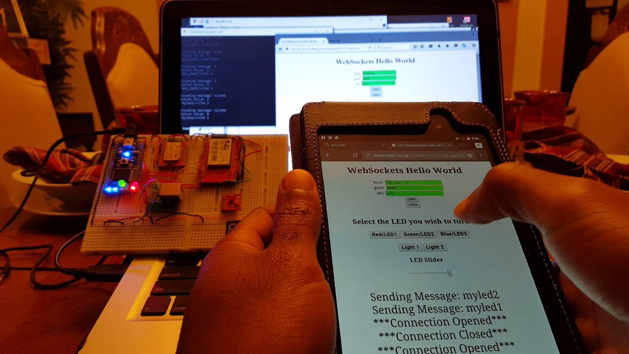 RPC LED Control with Sliders over Websockets - YouTube