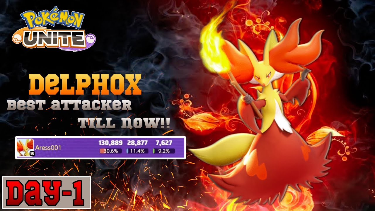 Mastering Delphox mystical fire | Day-1 | Pokemon unite - YouTube