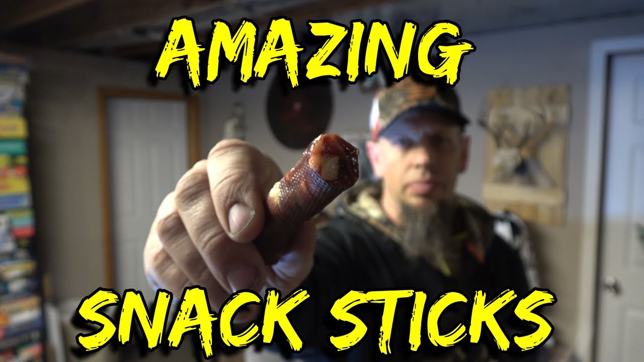 How to make delicious Venison Snack Sticks ; honey bbq ; homemade ...