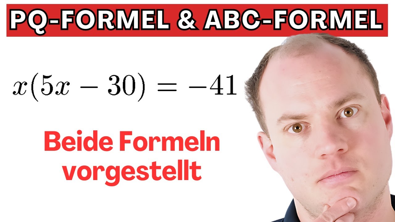 Quadratische Gleichung: PQ-Formel & Mitternachtsformel - YouTube