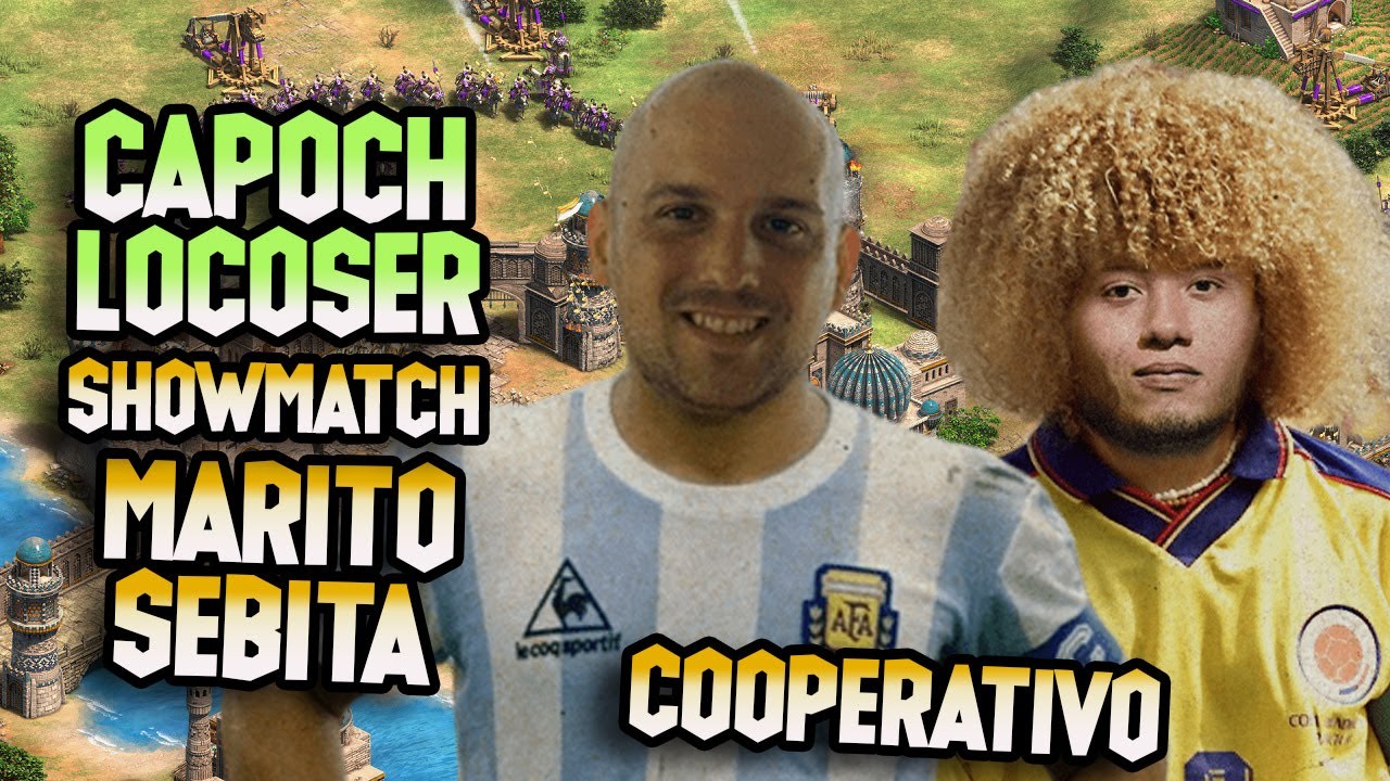CAPOCH-LOCOSER vs MARIO OVALLE-SEBASTIAN / COOPERATIVO 1v1 SHOWMATCH # ...