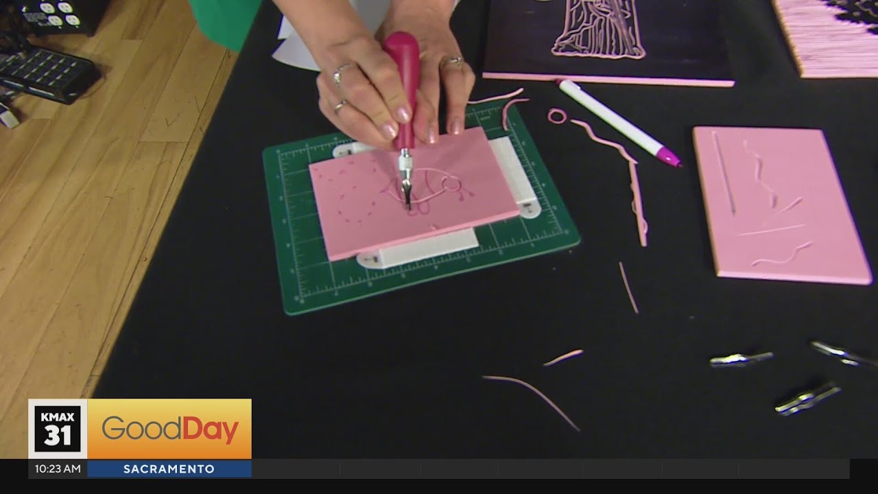 Relief/Screen Printing Classes 10am Part 2 - YouTube