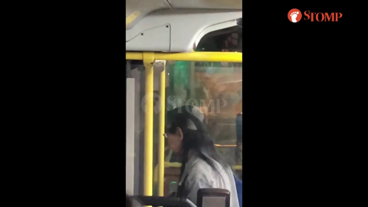 Man hurls vulgarities and points middle finger at bus driver after ...